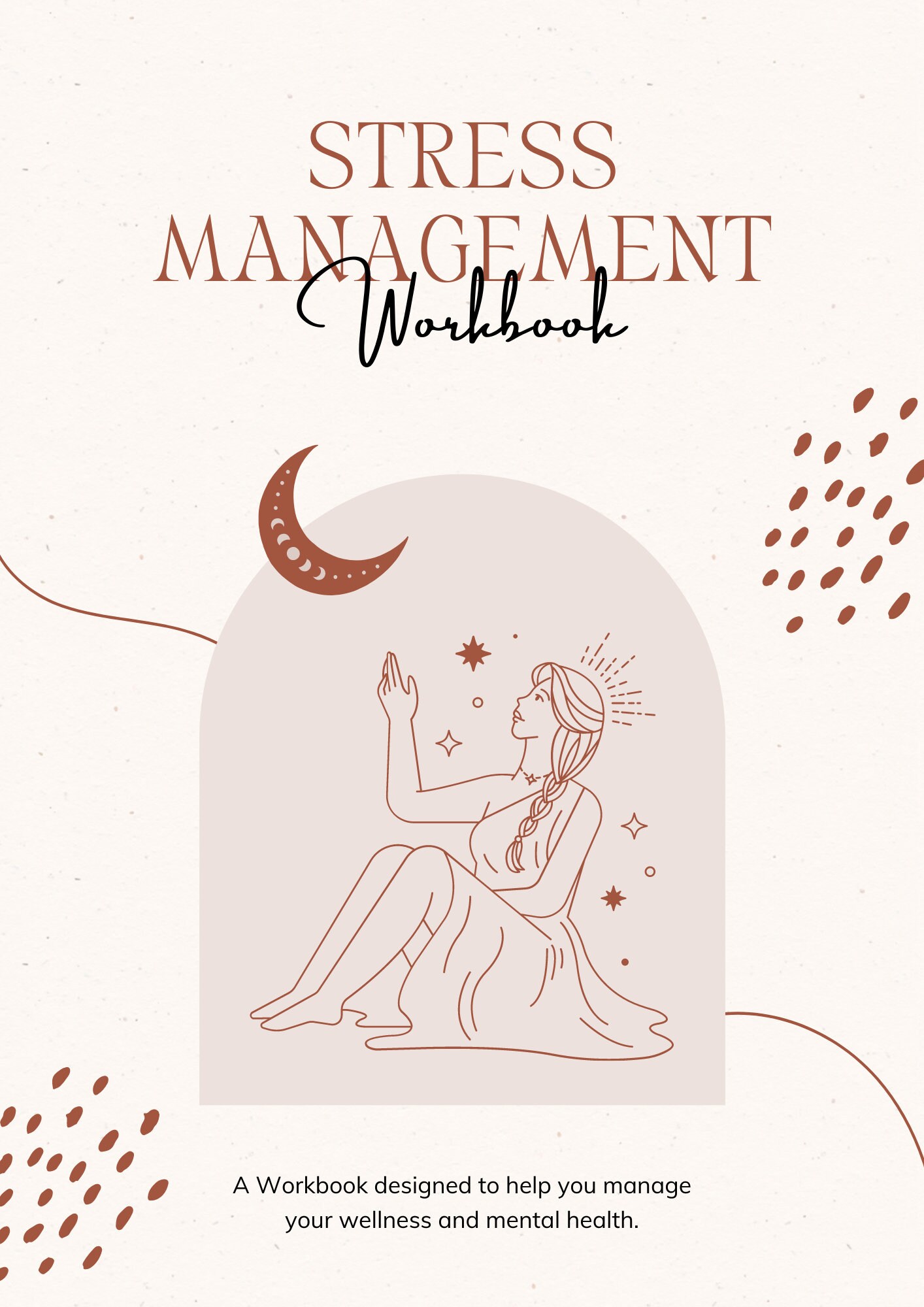 Daily Stress Management Printable Worksheet, Productivity Planner ...