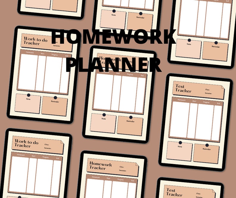 Home Work Planner Printable Daily Work Planner Home Business Tracker ...