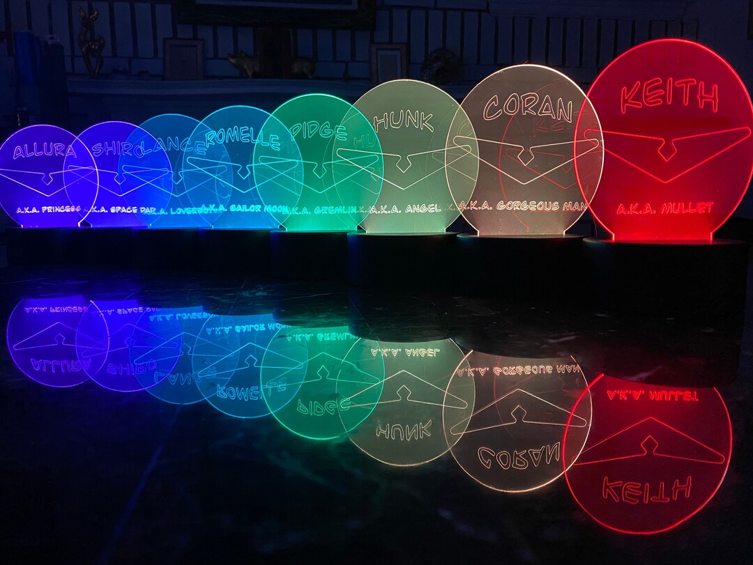 CLEARANCE PRICE Paladin LED Lights - Voltron Legendary Defender - Etsy
