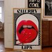 Cherry Lips Poster: 70s Retro Psychedelic Wall Art (digital Download ...