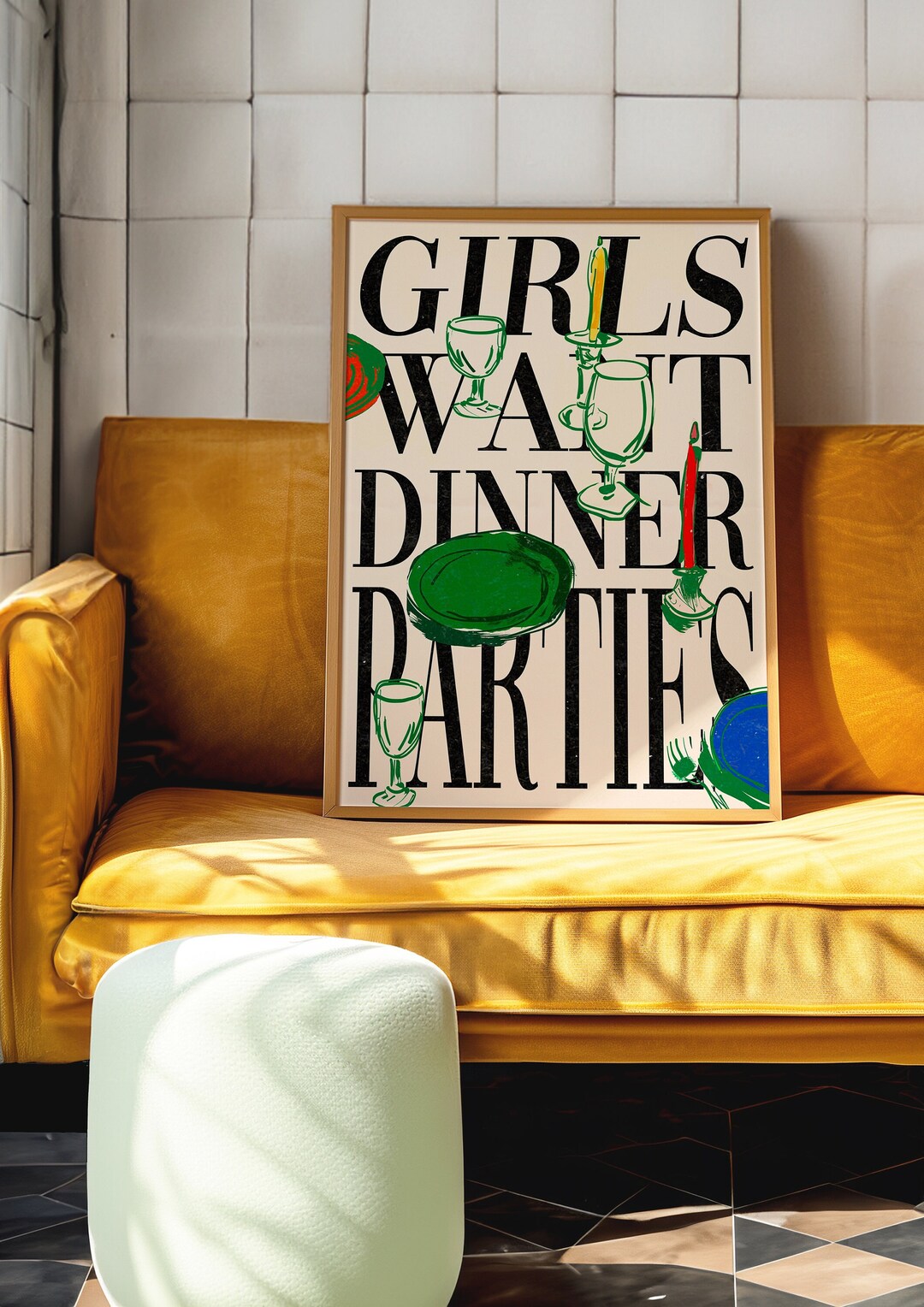 Bar Wall Decor, Dopamine Decor, Dining Room Poster, Kitchen Wall Decor ...