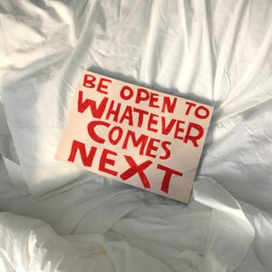 Typography Poster, Humorous Poster, Red Wall Art, Positive Affirmation ...