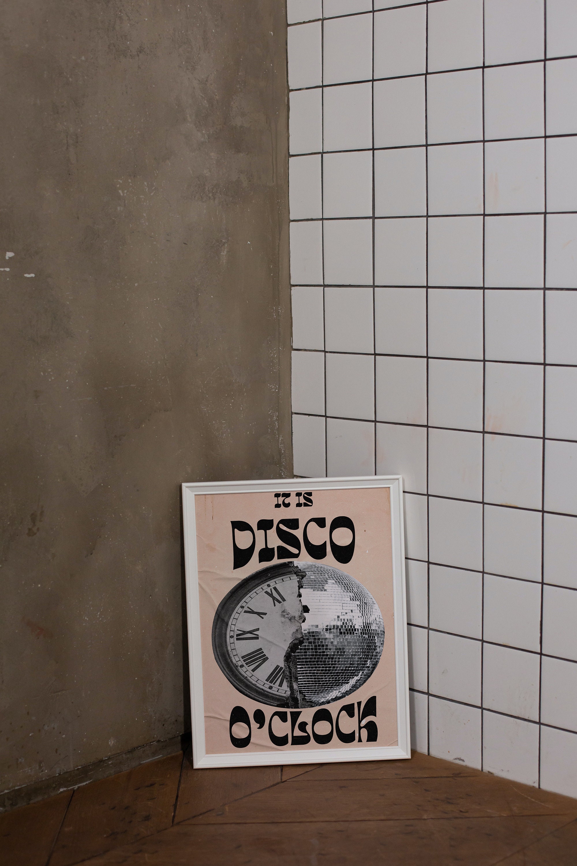 Party Poster 70s Wall Art Trendy Wall Art Disco Ball Print - Etsy