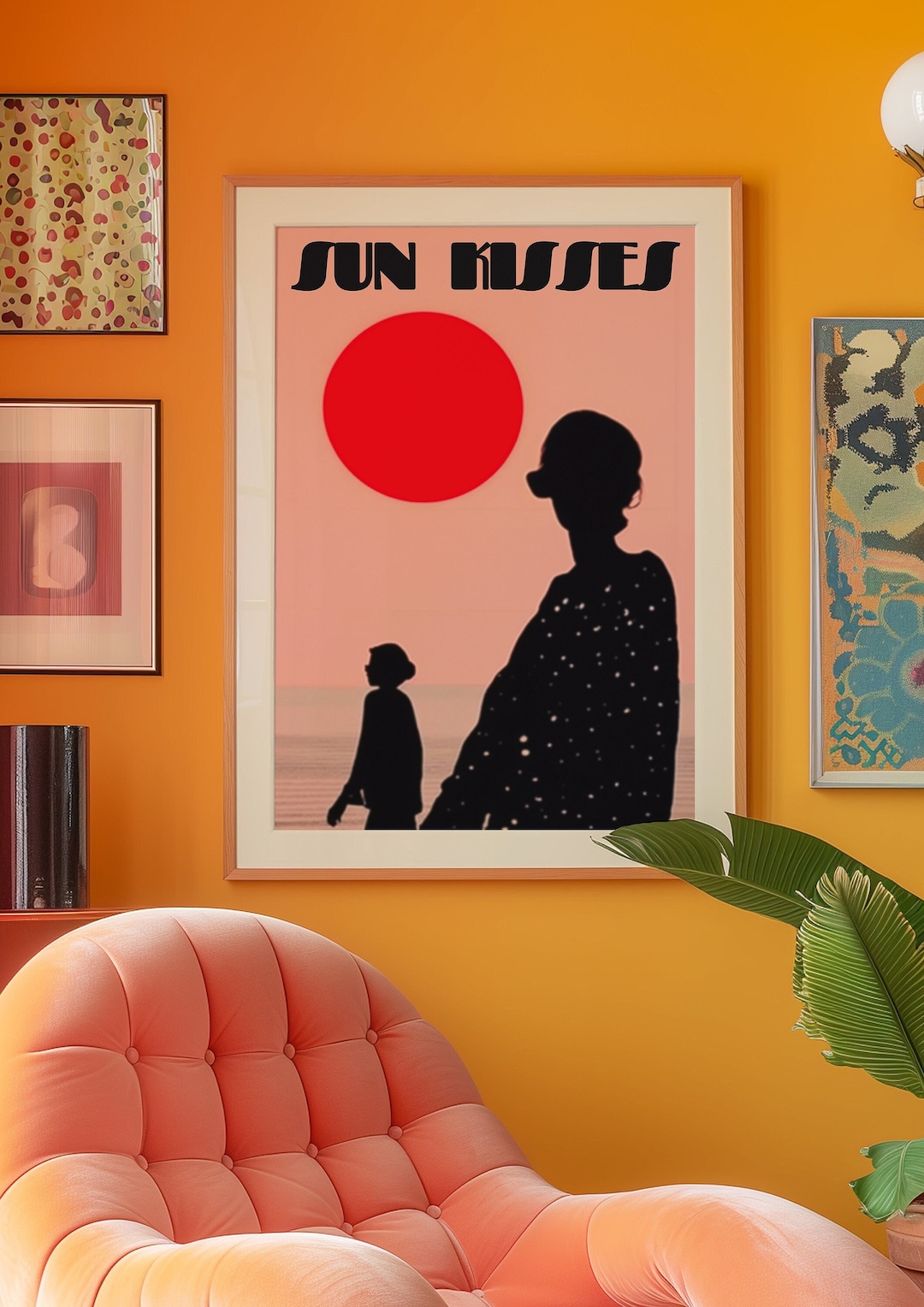 Verano Poster, 70s Poster, Orange Wall Art, Kitchen Poster, Summer ...
