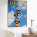Disco Magazine Poster 70s Poster Blue Wall Art Disco Print - Etsy