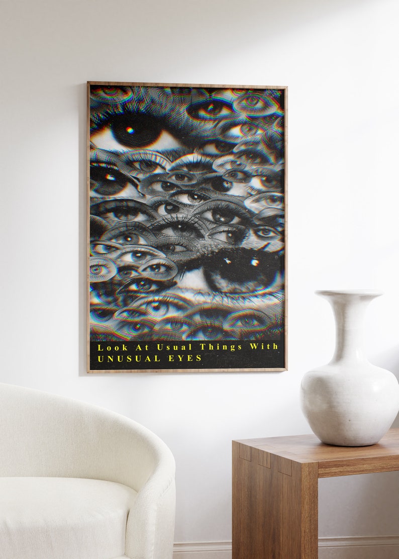 Trippy Eye Y2K Poster, Psychedelic Dorm Decor (digital Download) - Etsy