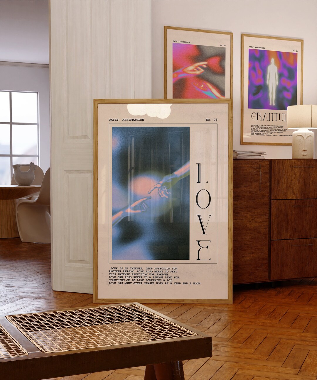 Love Art Poster, Printable Art, Self Affirmation Poster, Aura Poster ...