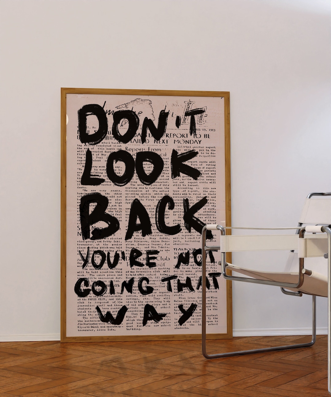 Typography Print, 70s Poster, Black Wall Art, Psychedelic Poster ...