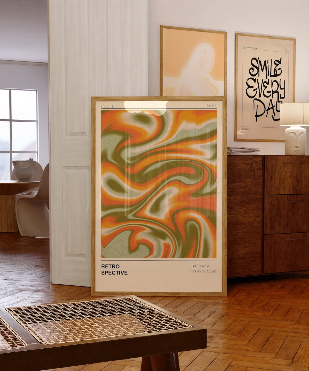 70s Retro Swirl Print, Funky Psychedelic Wall Art (digital Download) - Etsy
