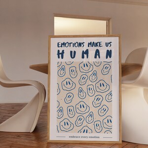 Self Affirmation Poster, Aesthetic Home Decor, 70s Retro Poster ...