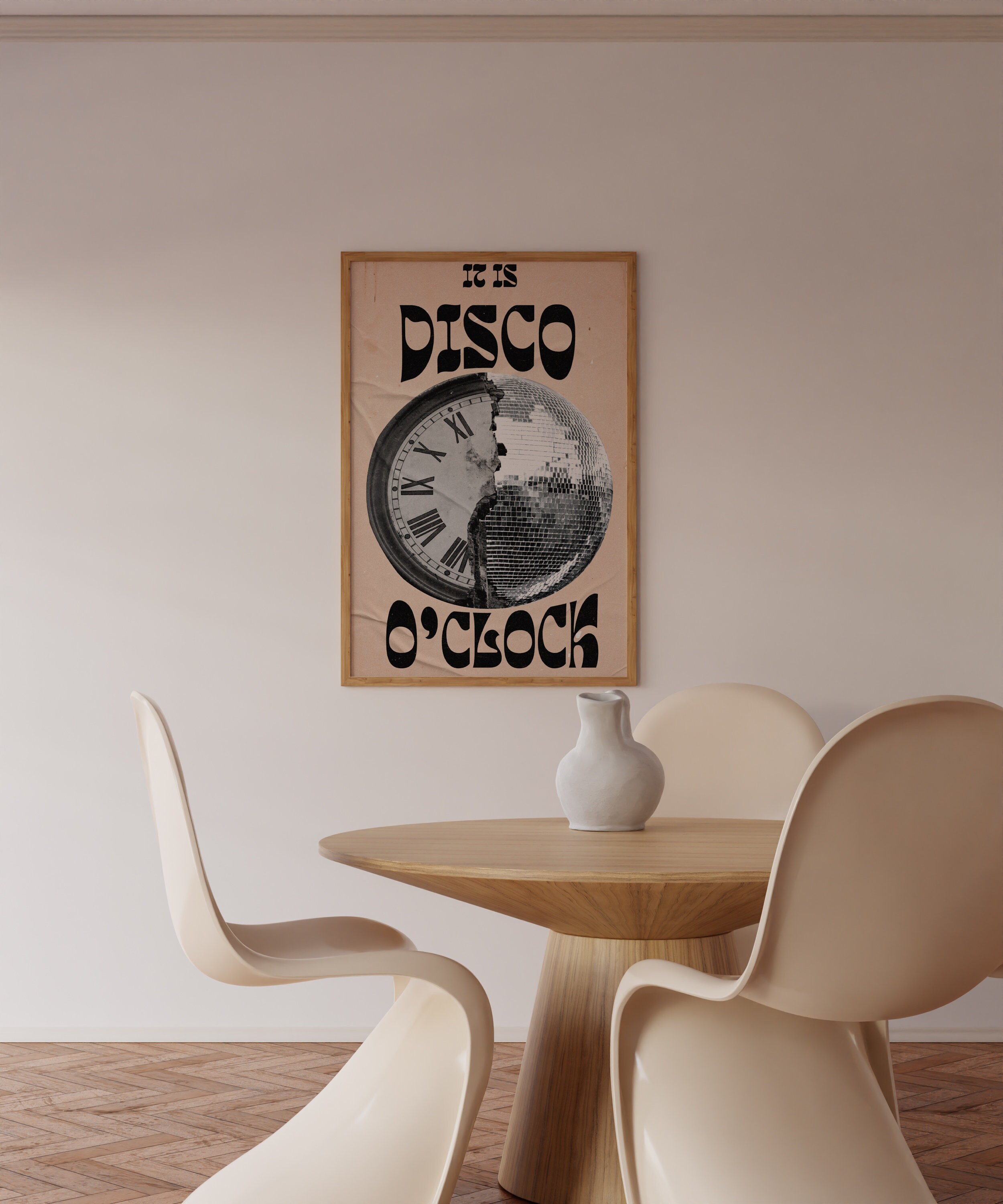 Party Poster 70s Wall Art Trendy Wall Art Disco Ball Print - Etsy