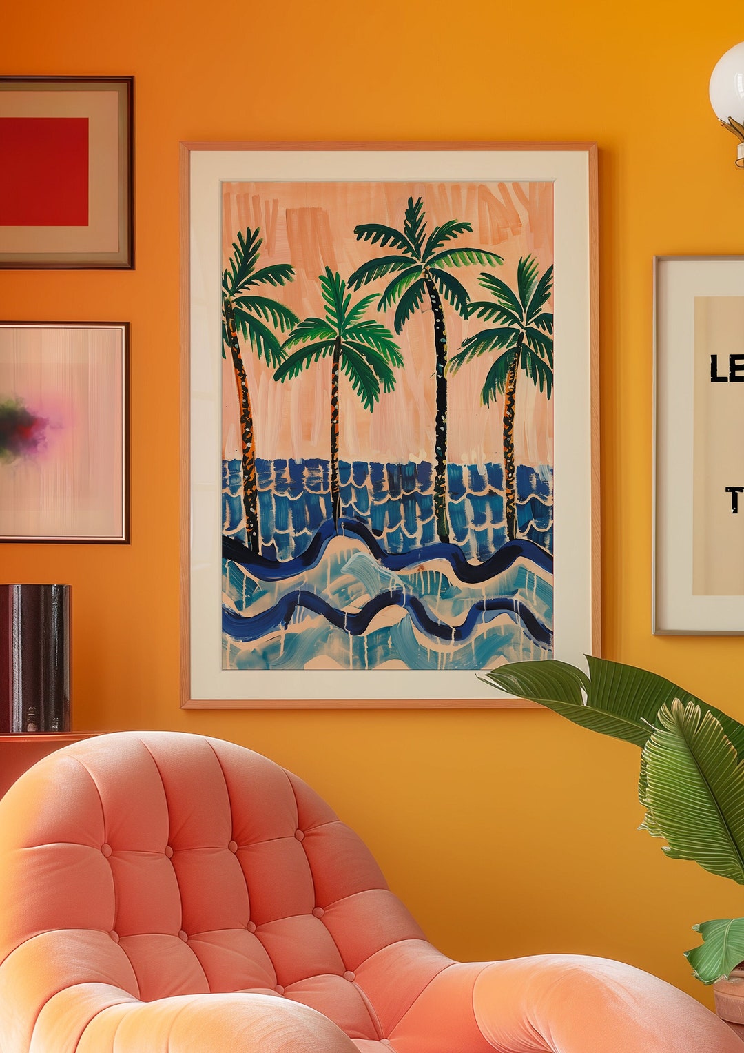 Henri Matisse Palm Trees Art Print: Blue Maximalist Decor - Etsy