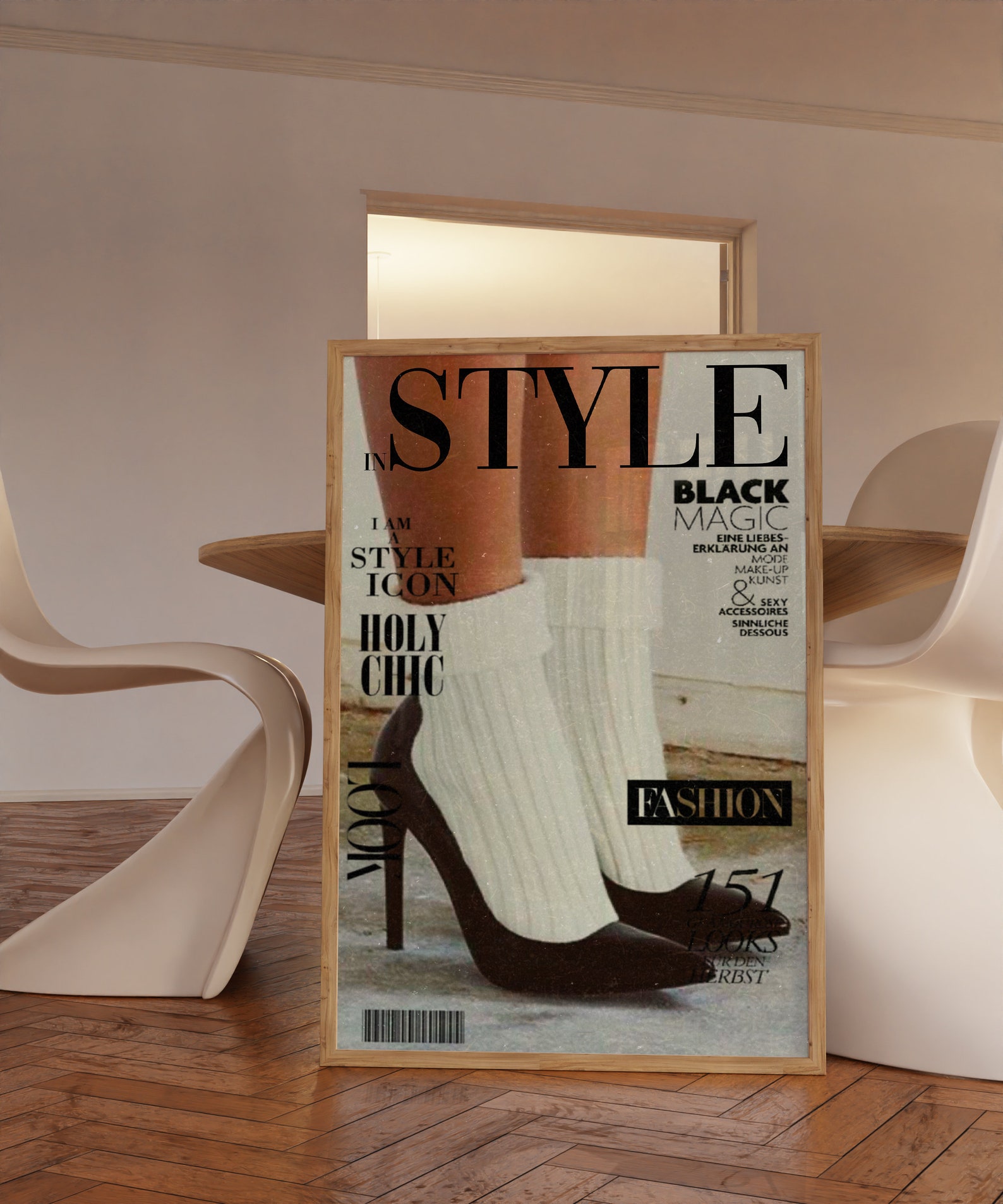 70s Style Magazine Cover Print: Retro Fashion Poster - Etsy Canada