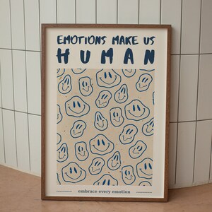 Self Affirmation Poster, Aesthetic Home Decor, 70s Retro Poster ...