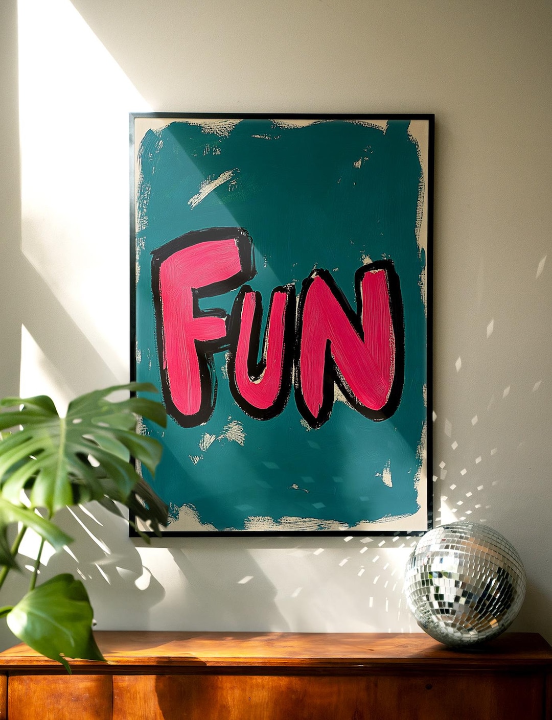 Fun Poster, Typography Poster, Dopamine Decor, Aura Poster, Vibrant ...