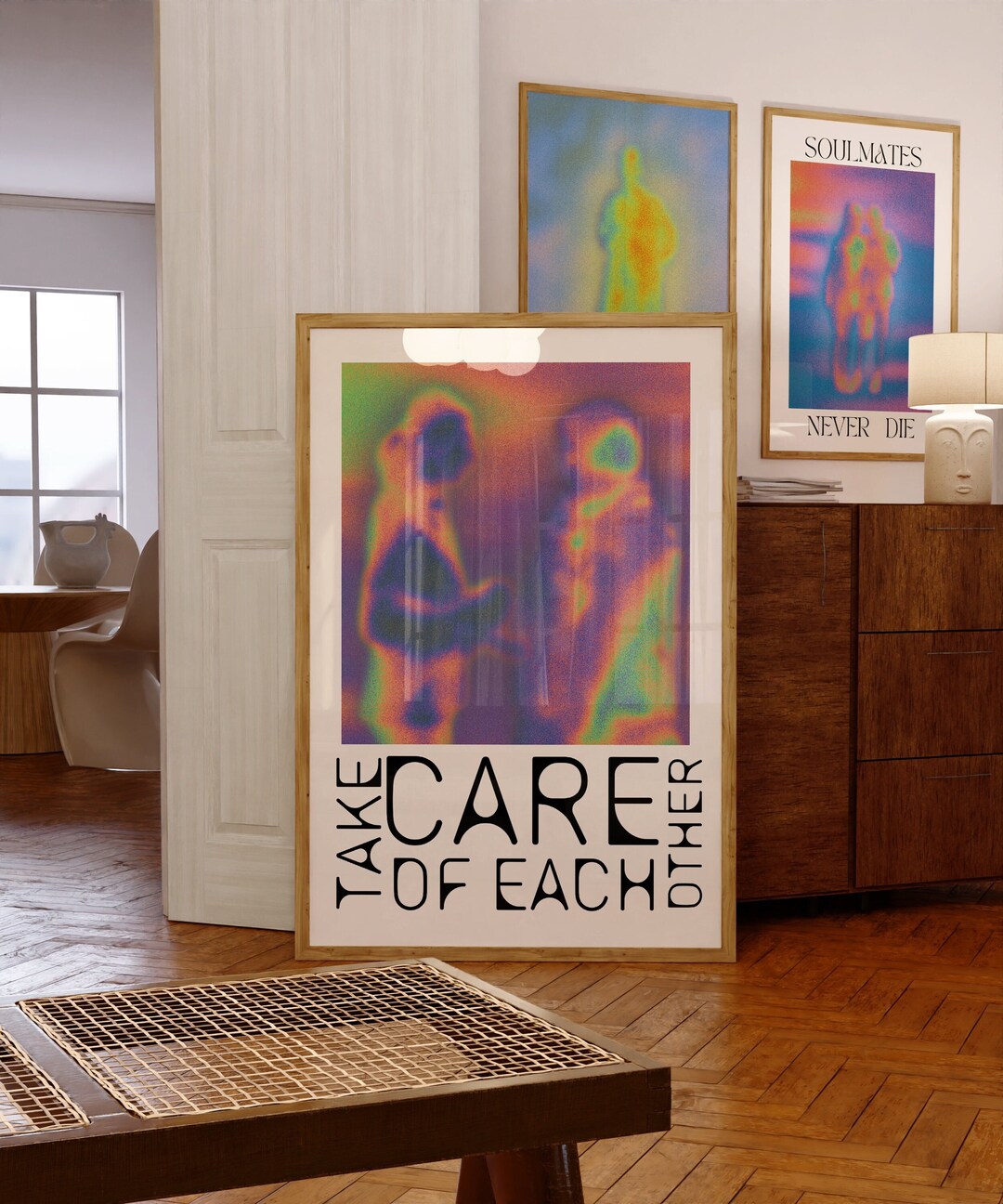 Aura Poster, Retro Gradient Poster, Self Affirmation, Aesthetic Room ...