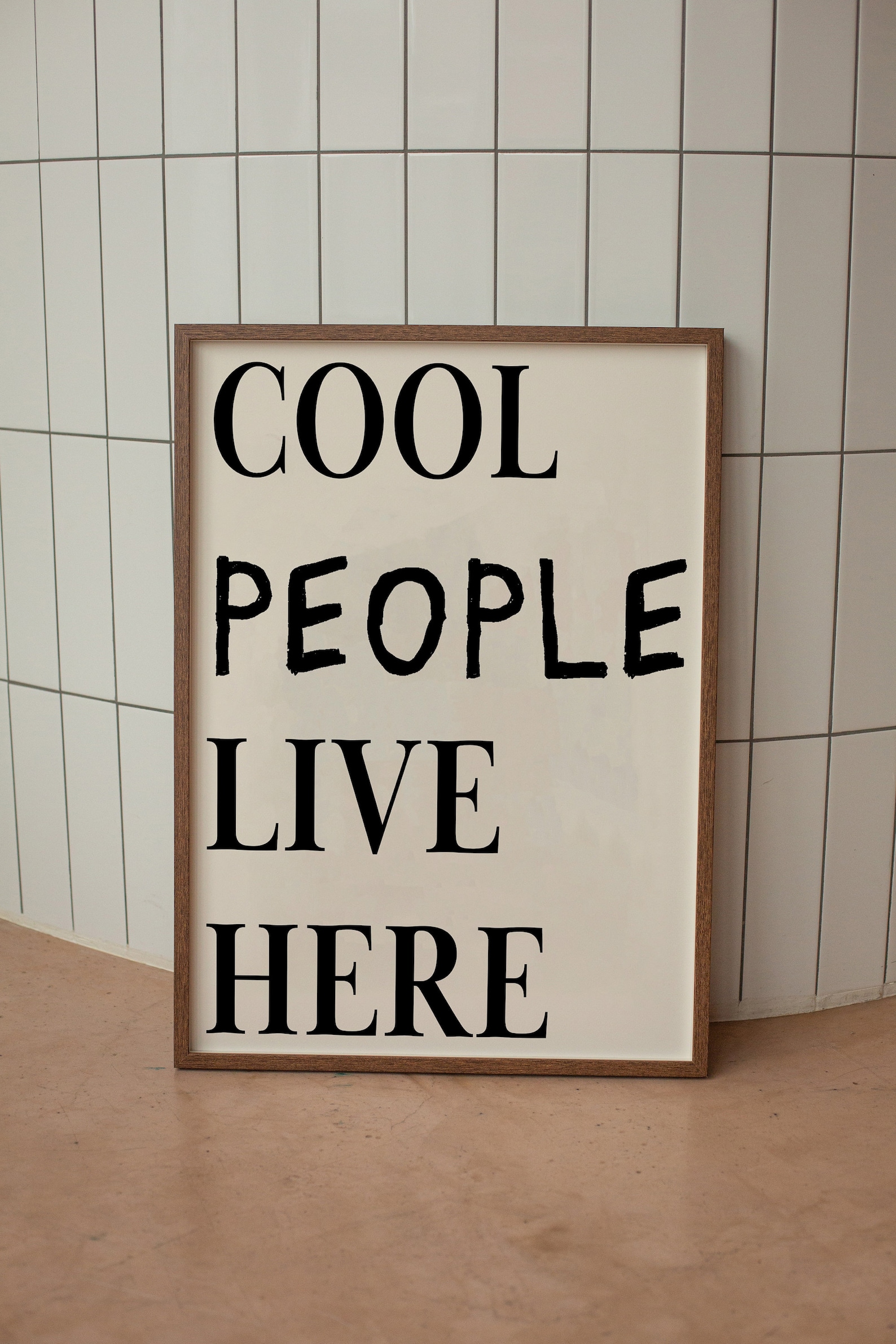 Typography Print, Wall Art Print, Neutral Wall Art, Above Bed Decor ...