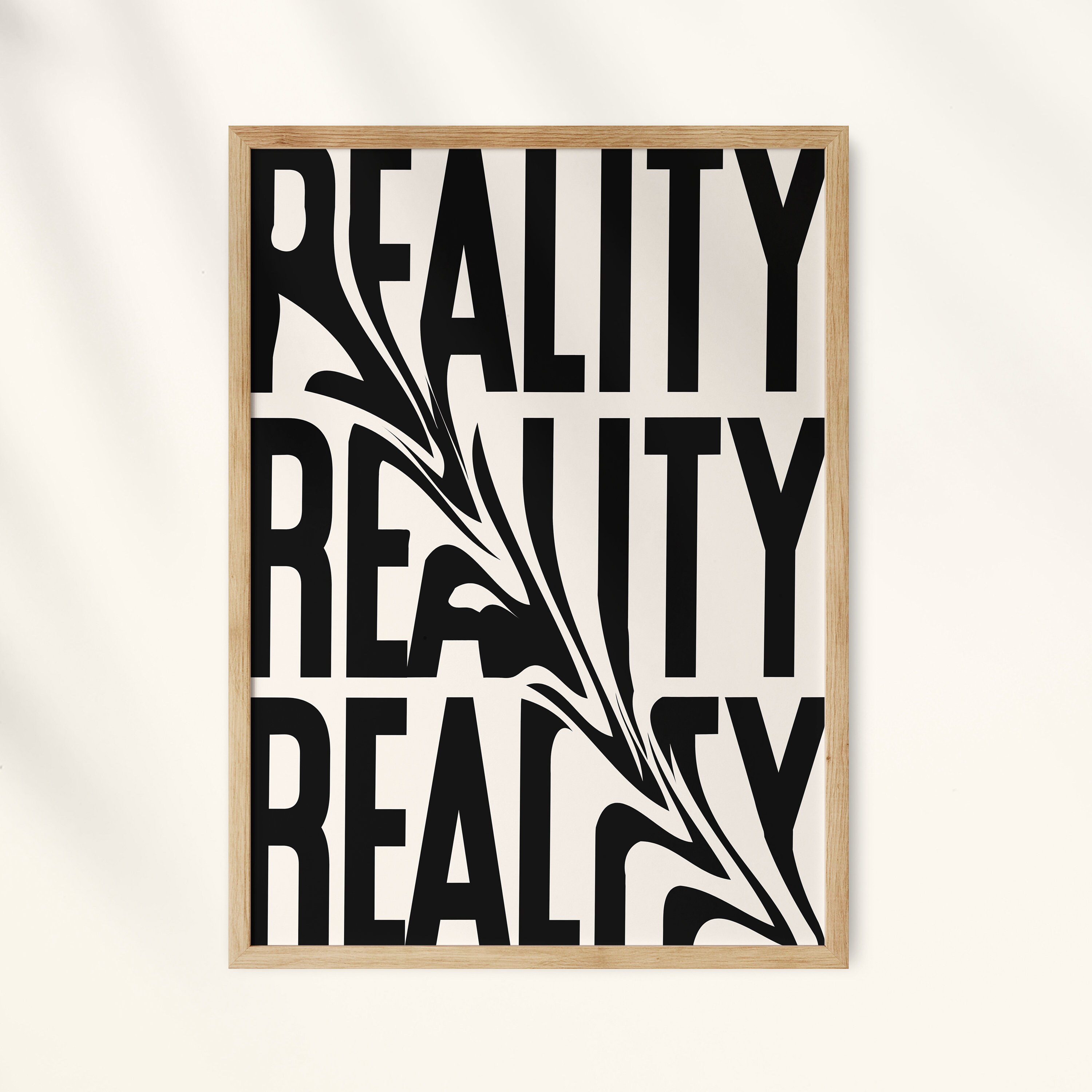 Typography Print Wall Art Print Neutral Wall Art Above Bed - Etsy