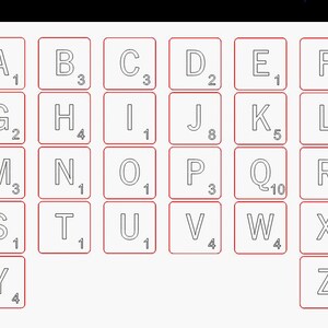 Scrabble Tile Letters SVG | DXF | AI – Digital Download for Cricut and ...