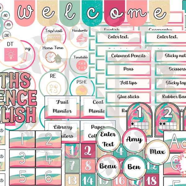Classroom Decor Bundle - Etsy