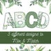 Botanical Bulletin Board Letters Leafy Nature Classroom Display Decor ...