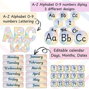 Editable Pastel Classroom Decor Bundle | Printable Calming Theme ...