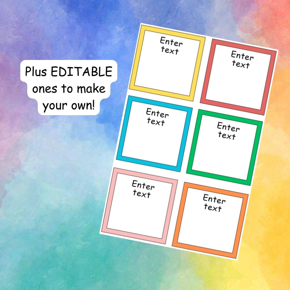 EDITABLE Vibrant Classroom Visual Timetable Class Schedule Cards ...