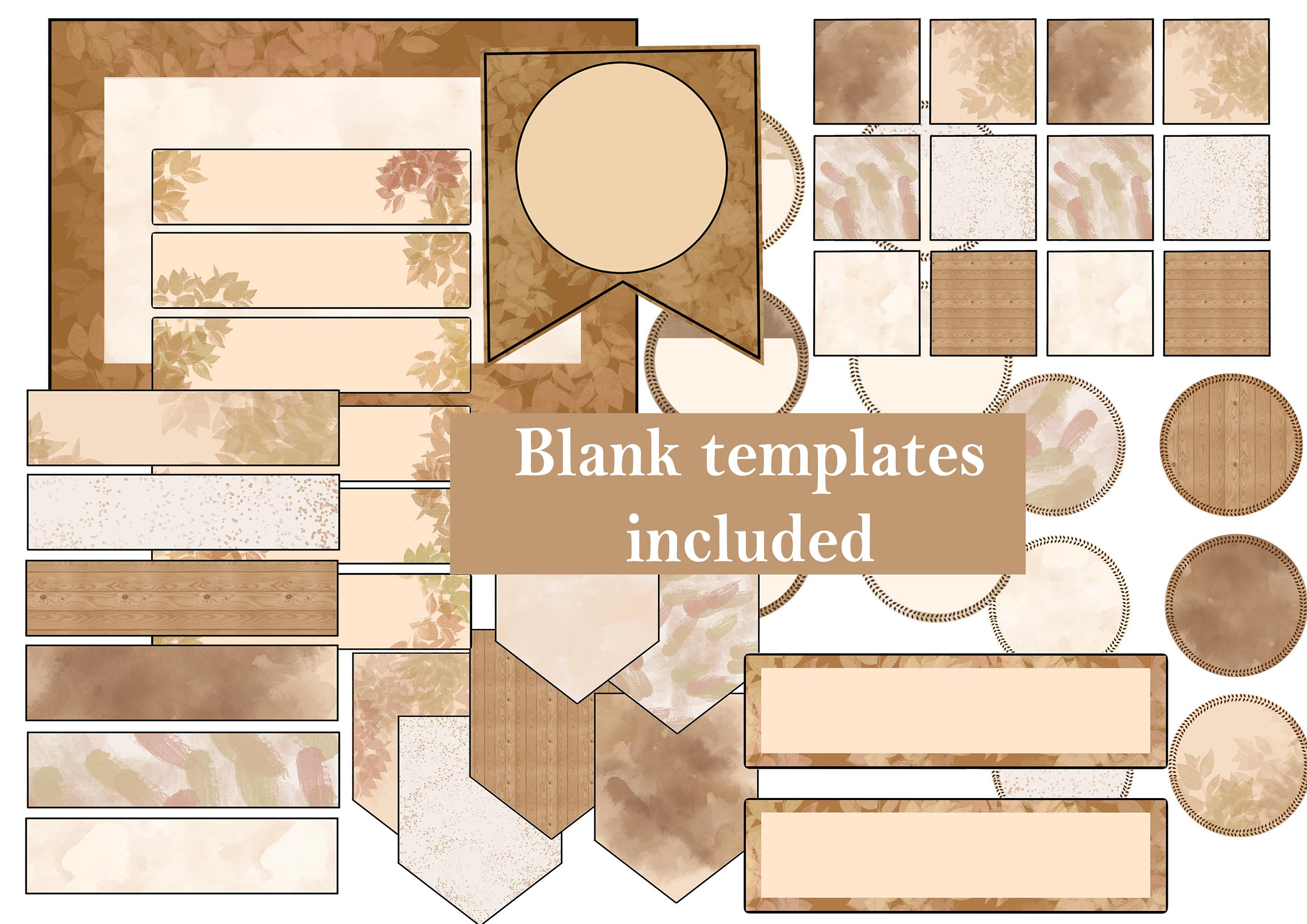 Wood Nature Theme Classroom Decor Bundle Editable Bulletin Board ...