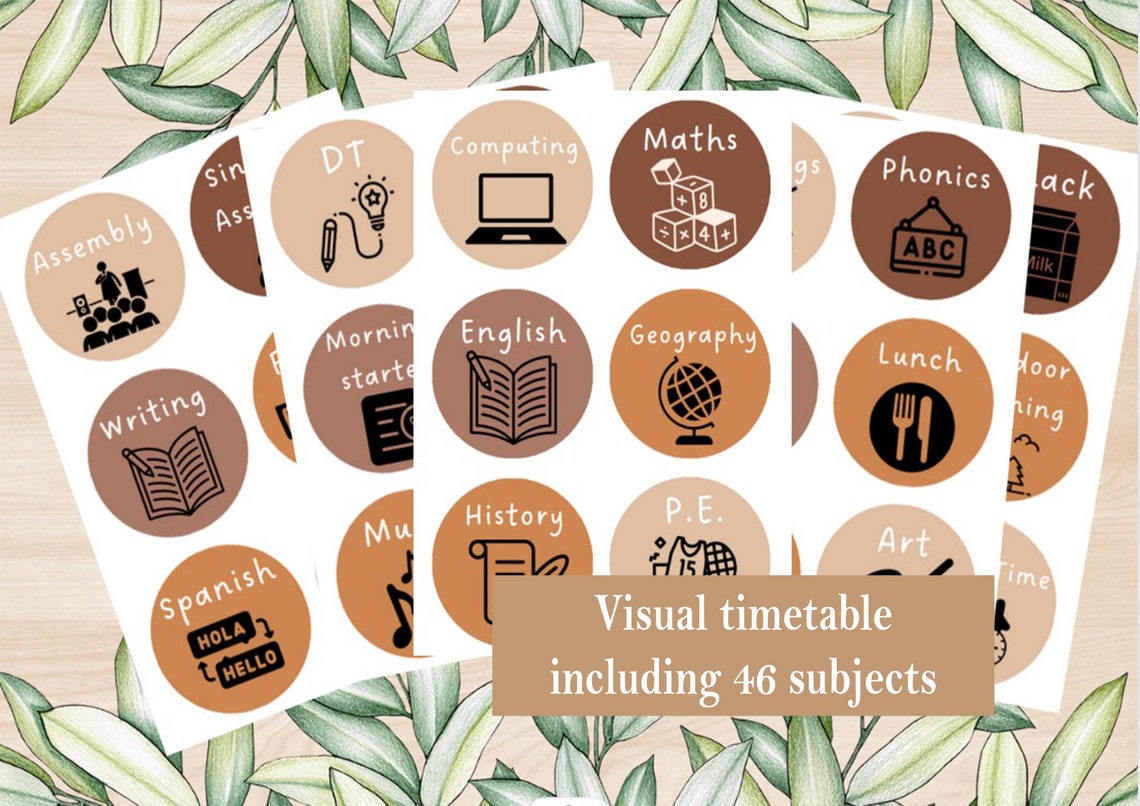 Wood Nature Theme Classroom Decor Bundle Editable Bulletin Board ...