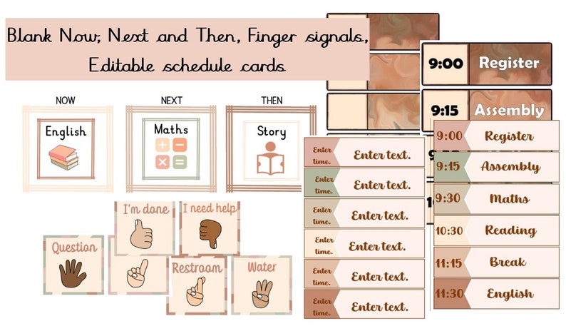 Neutral Minimal Classroom Decor Bundle Editable Bulletin Board Boho ...