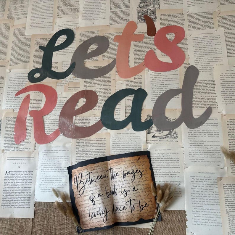 Vintage Reading Quote Posters | Burnt Paper Effect Printable Wall Art ...