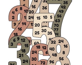 Hessian Multiplications | Skip Counting | Timetables | Neutral Soft ...