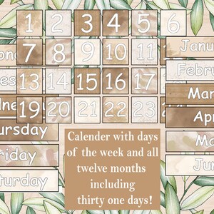 Wood Nature Theme Classroom Decor Bundle Editable Bulletin Board ...