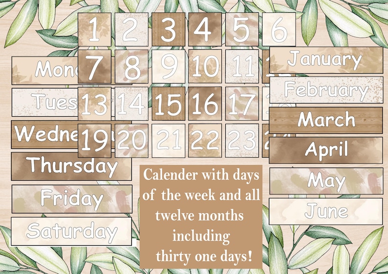 Wood Nature Theme Classroom Decor Bundle Editable Bulletin Board ...