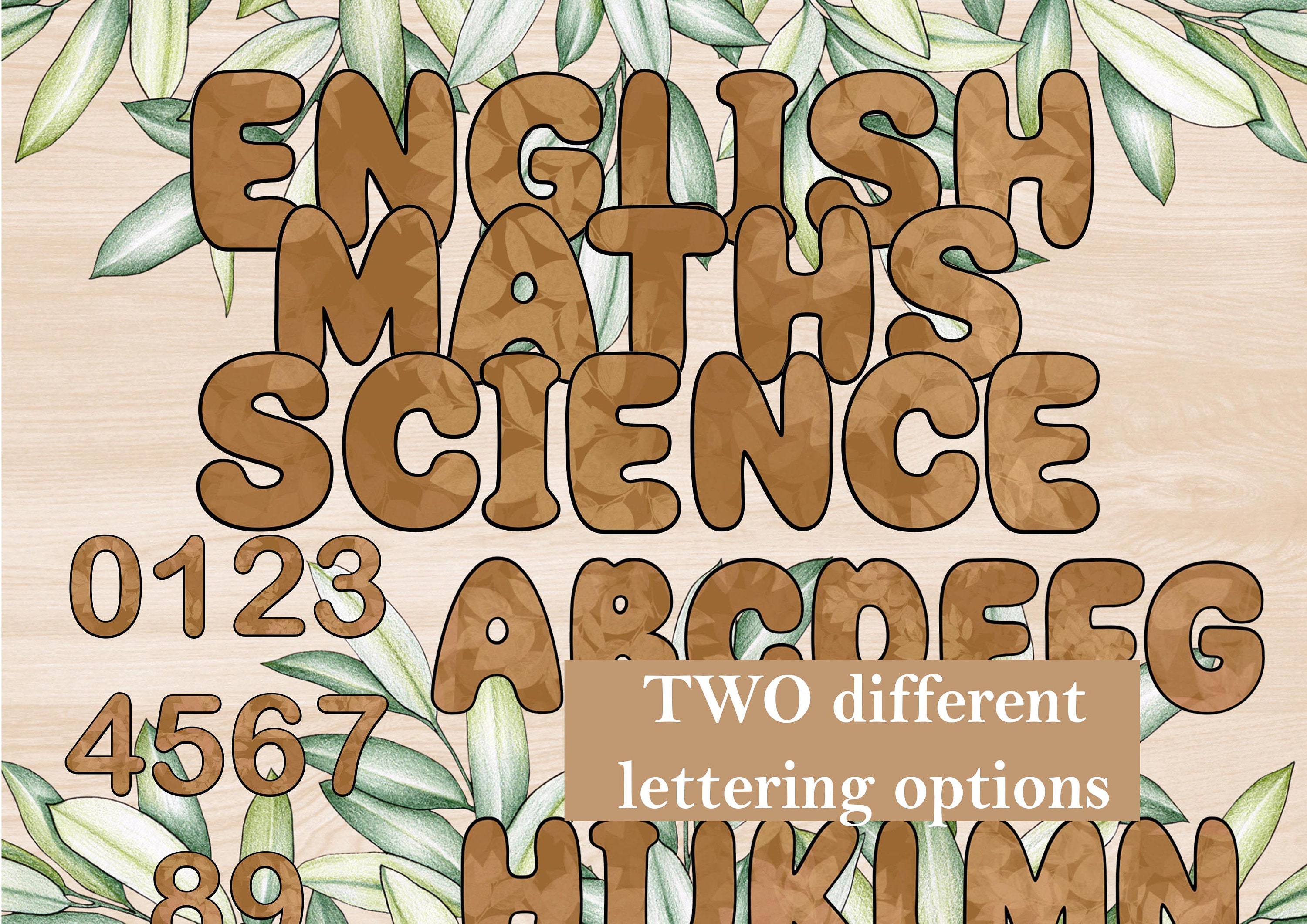 Wood Nature Theme Classroom Decor Bundle Editable Bulletin Board ...