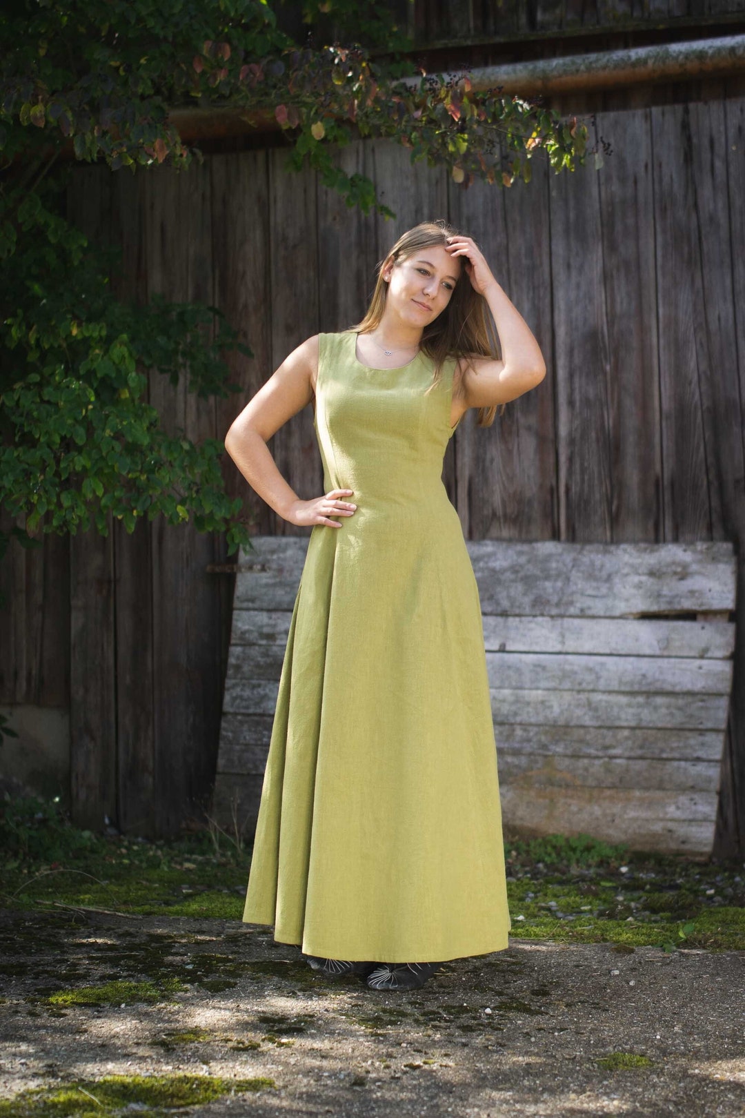 Linen Dress Model Hilla - Etsy