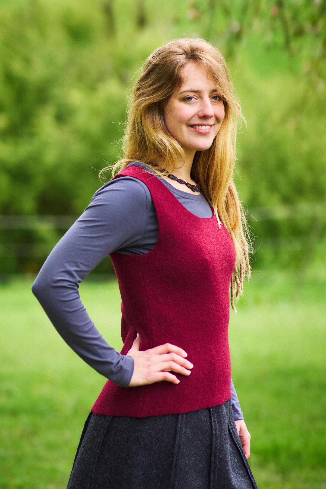 Wool Blend Sweater / Top, Wool Sweater, Overcoat, Vest, Virgin Wool ...