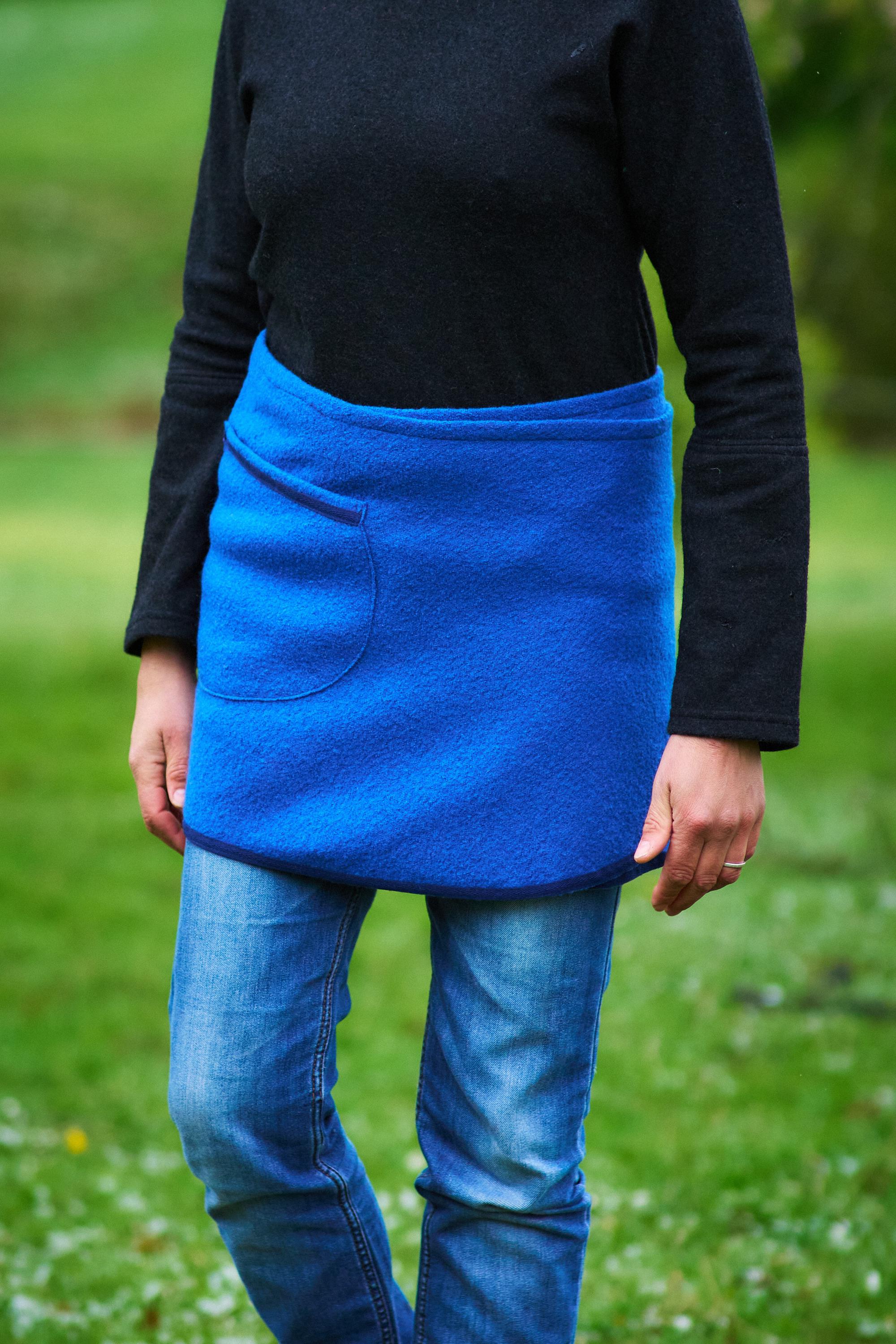 Cacheur Hip Skirt Miniskirt Kidney Warmer Wrap Skirt Made of Wool ...