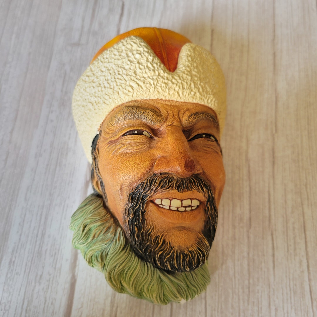 Himalayan Bossons Chalkware Wall Hanging Head - Etsy