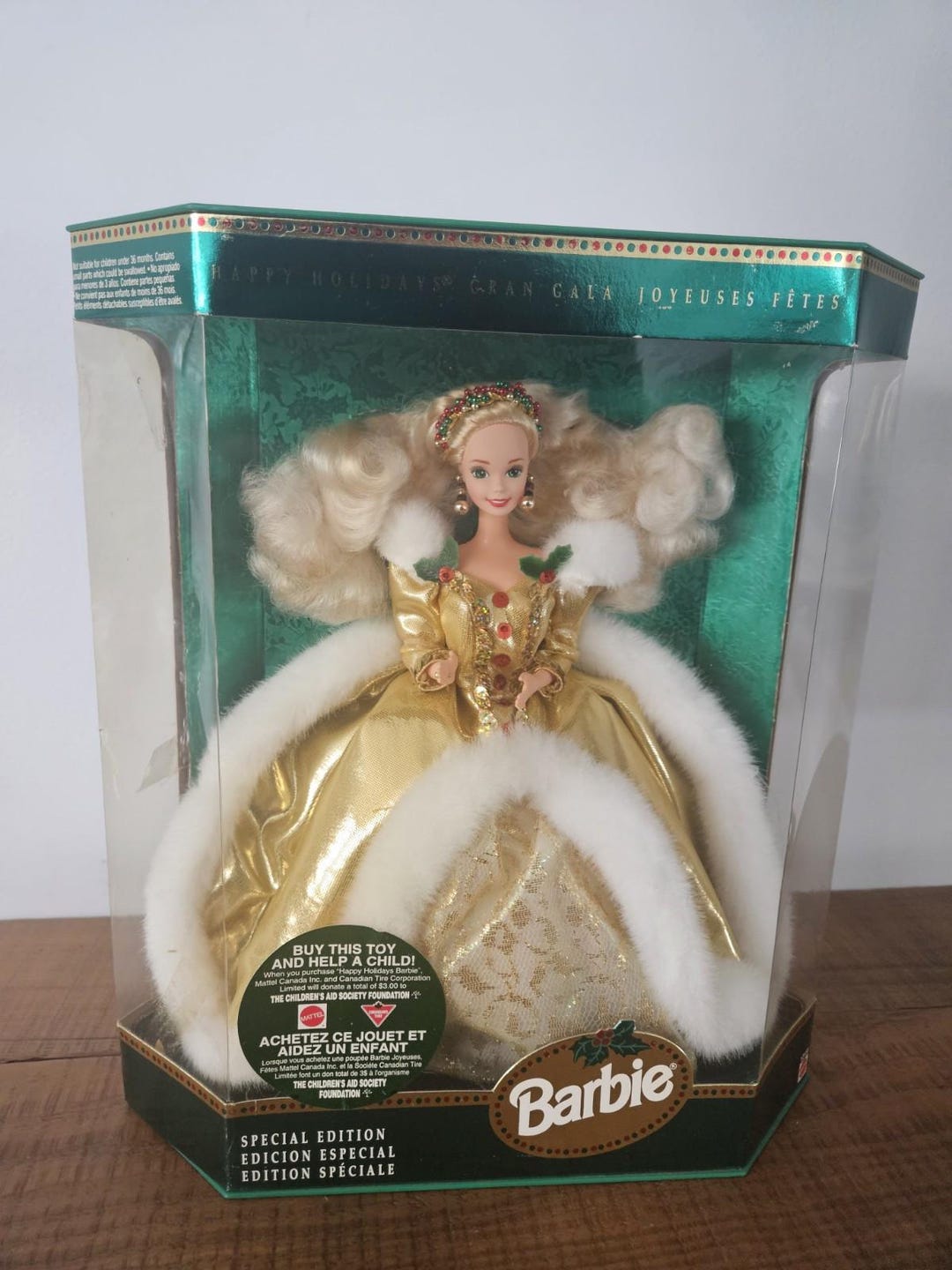 1994 Happy Holidays Special Edition Barbie - Etsy