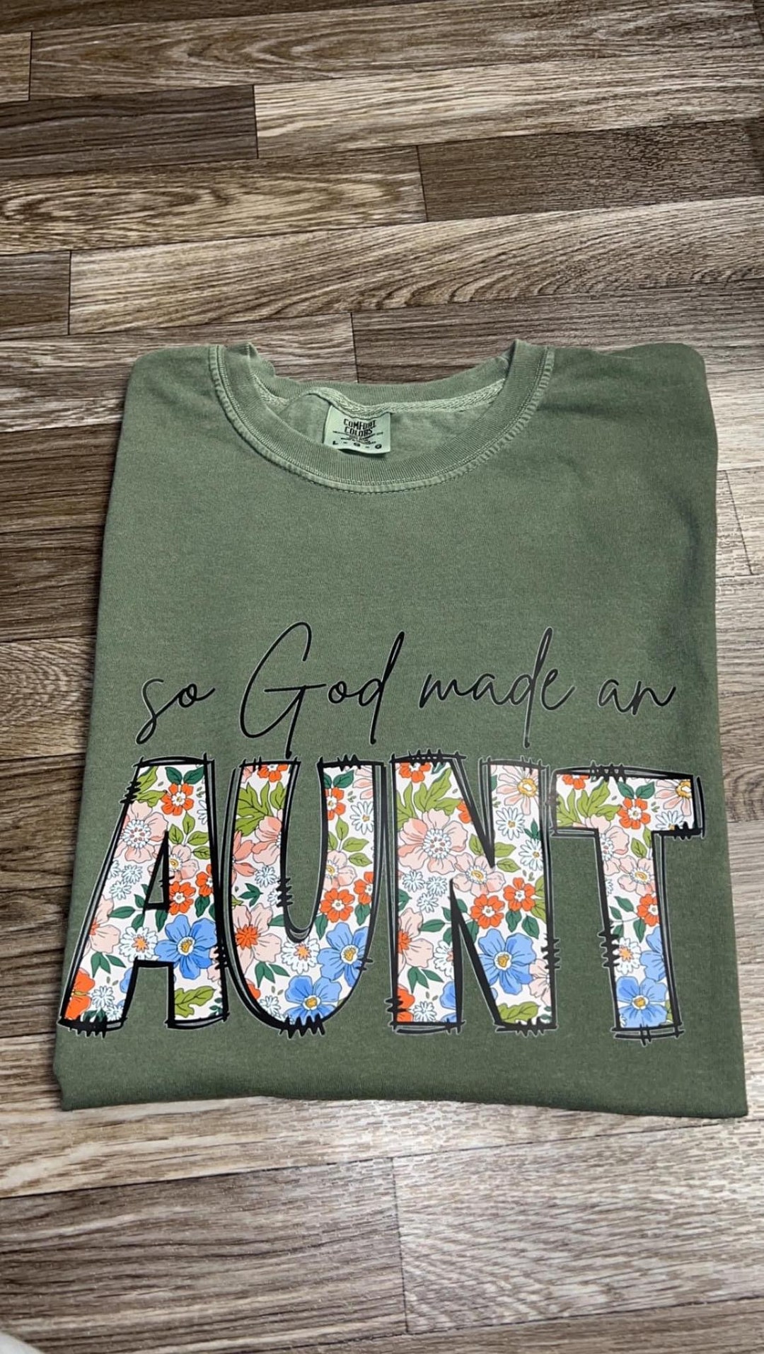 So God Made an Aunt PNG Boho Aunt Floral Sublimation Country Floral ...