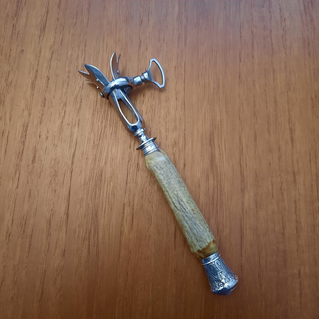 Ham Bone Clamp With Horn Handle Hallmarked Sheffield 1886 Stunning Item ...