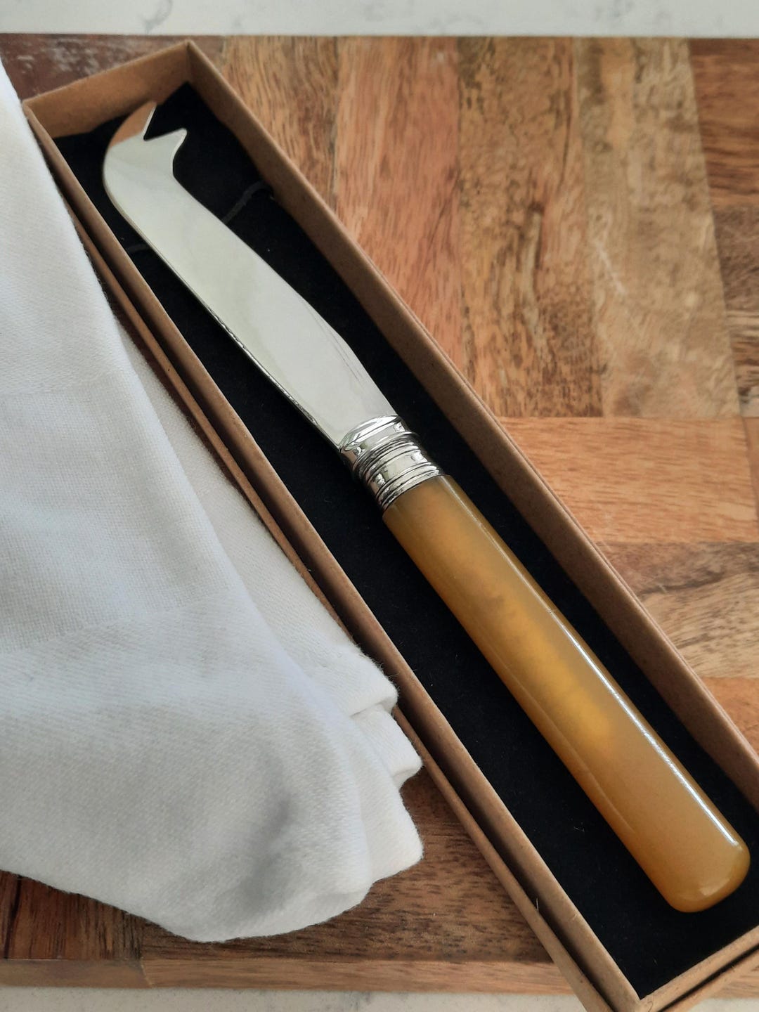 Upcycled Cheese Server With Vintage Handle and Re Silvered Blade , Gift ...