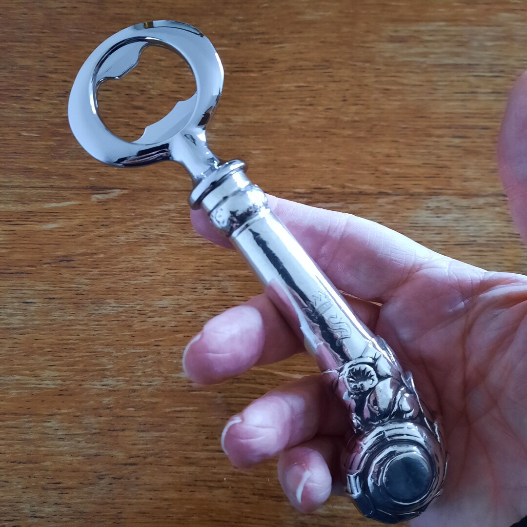 Vintage Bottle Opener With Antique Silver Handle and S Monogram ...