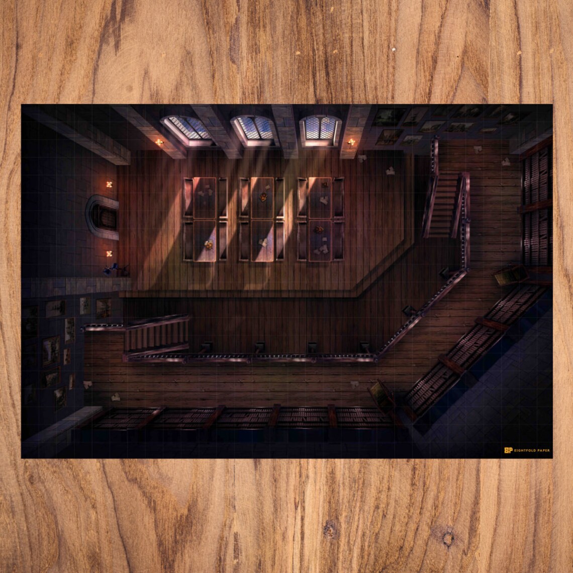 Dnd Battlemap Posters 5-pack 24x36 in Gridded Combat Maps for - Etsy