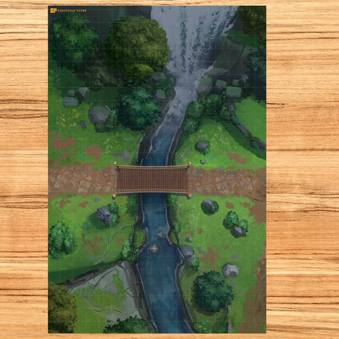 Dnd Battlemap Posters 5-pack 24x36 in Gridded Combat Maps for - Etsy