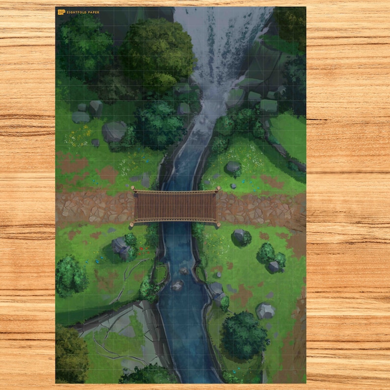 Dnd Battlemap Posters 5-pack 24x36 in Gridded Combat Maps for Dungeons ...