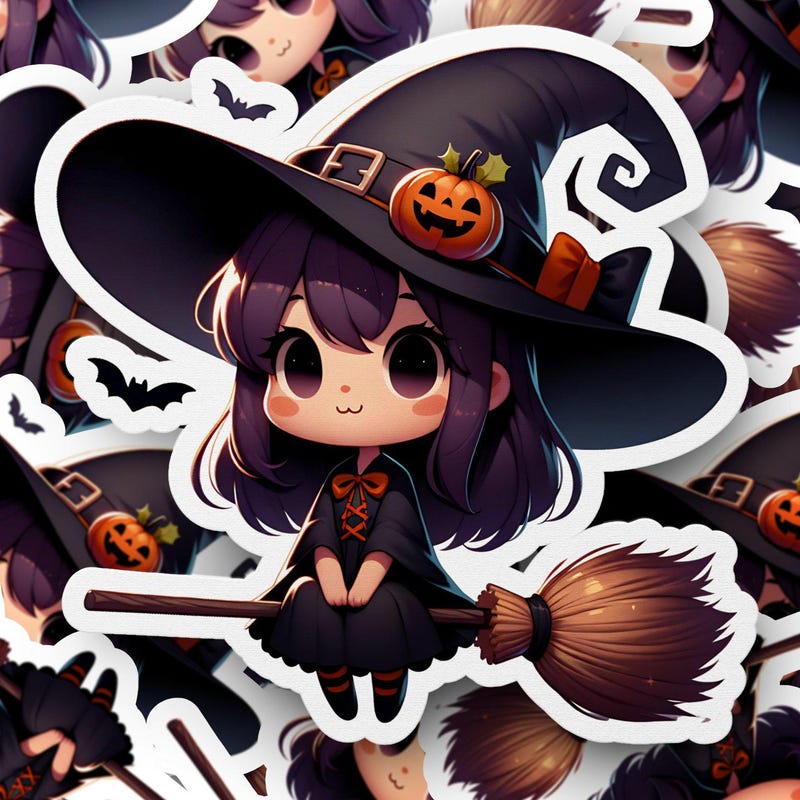 Witch Stickers - Etsy