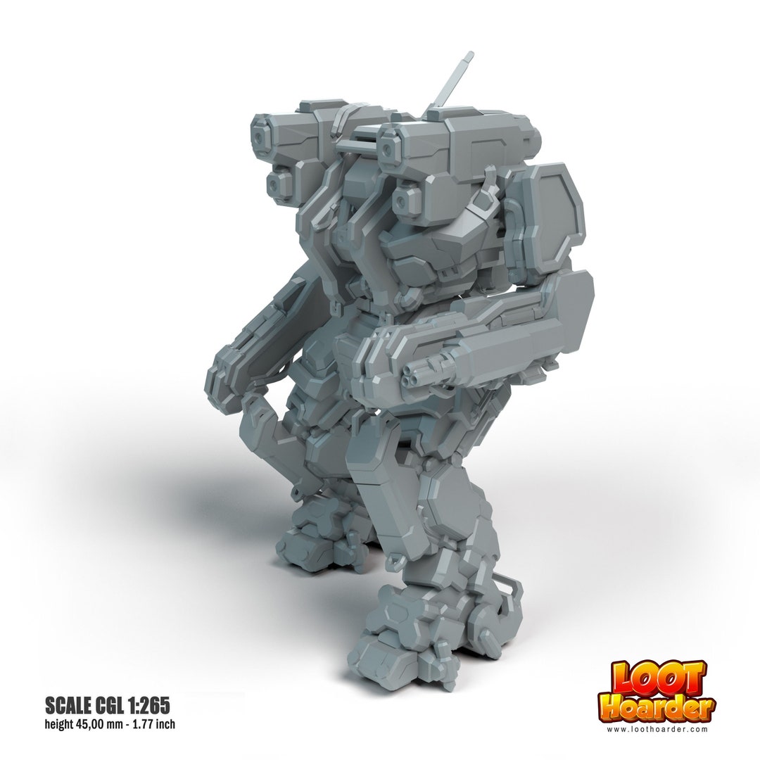 Roughneck RGH-R Battletech Mechwarrior Miniatures - Etsy