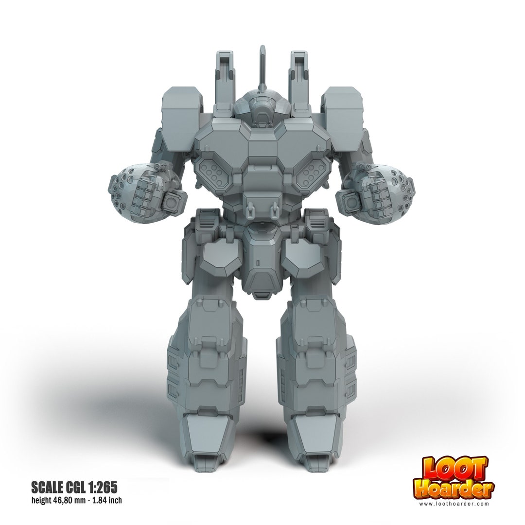 Battletech Miniatures Crusader CRD-3R Mechwarrior - Etsy
